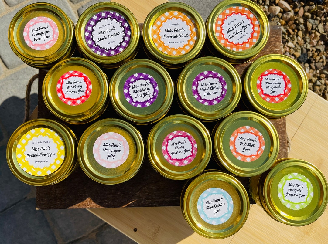Boozy Artisan Jam: Gourmet Fruit Preserves - Etsy
