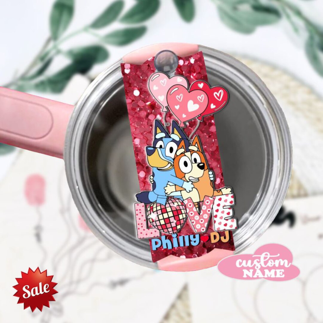 Blue Dog Stanley Name Tag, Bingo Tumbler Name Tag, SM Name Tag, Simple ...
