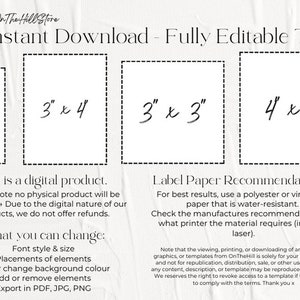 Printable & Editable Laundry Room Labels | Minimalist Laundry Room ...