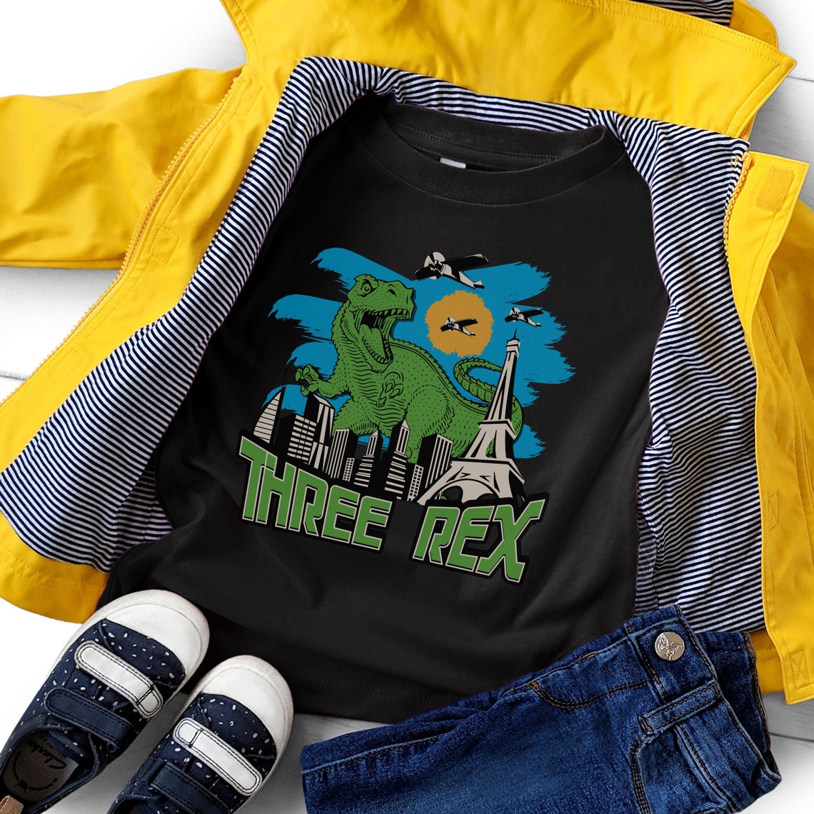 3rex Birthday Shirt, Three Rex Tshirt, Boys Dinosaur Birthday Tee, 3rd ...