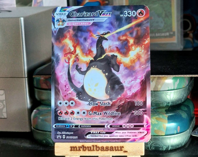Charizard Vmax Alt Art *SHINY EDIT PROXY* Custom Card - Etsy