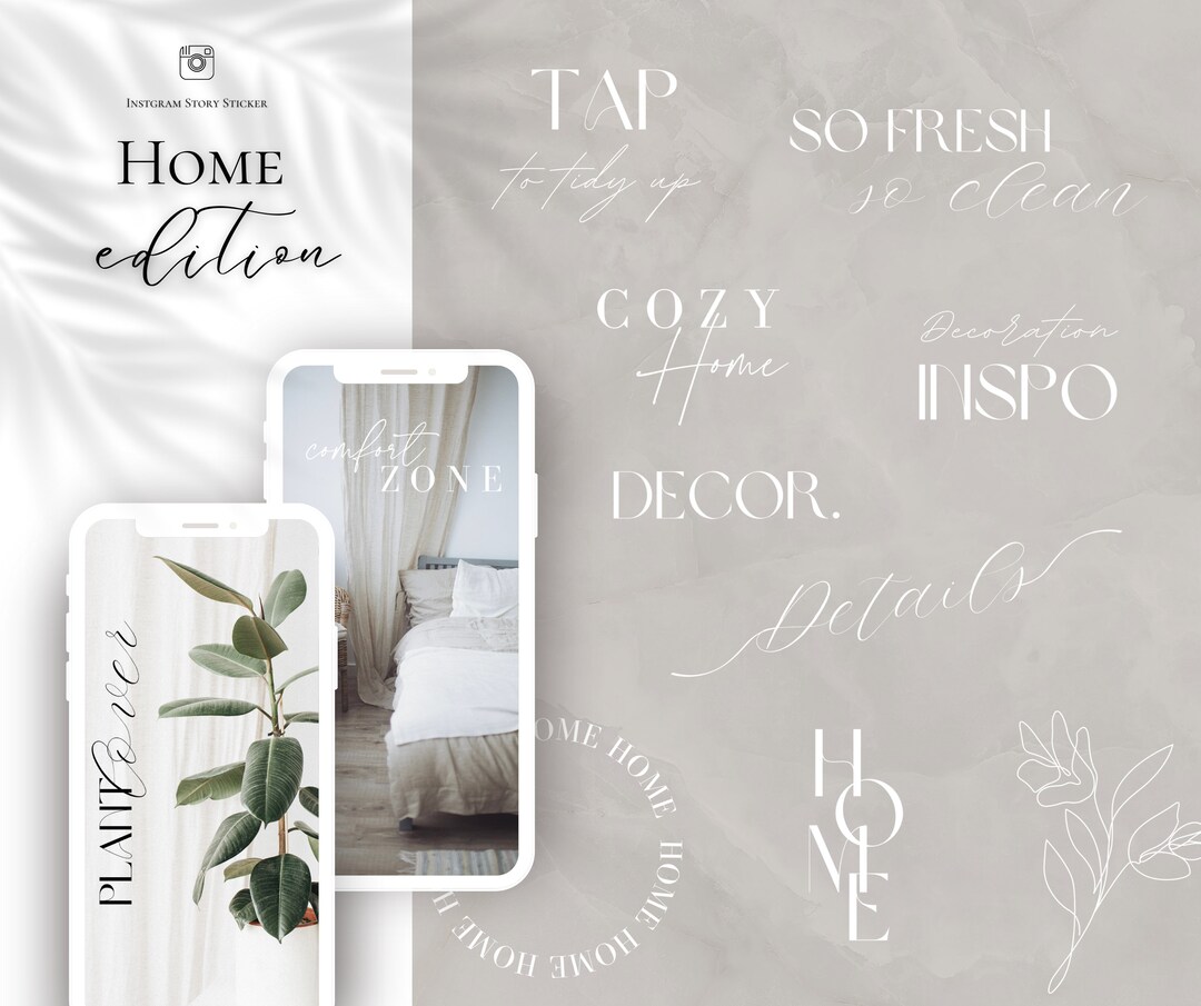 150+ Instagram Story Sticker Home Basic Alltag Daily Everyday ...