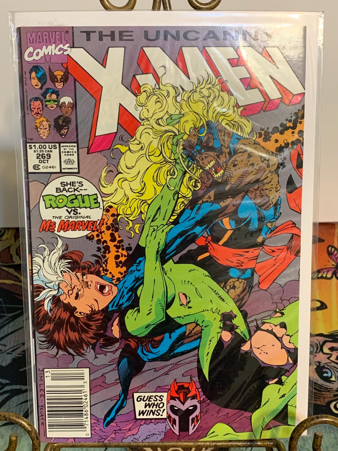 The Uncanny X Men # 269 - Etsy