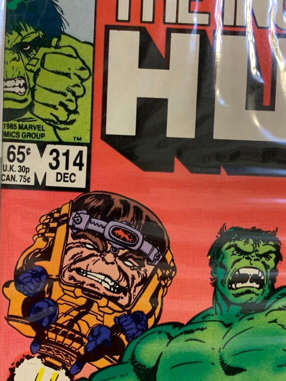 The Incredible Hulk Comic 1985