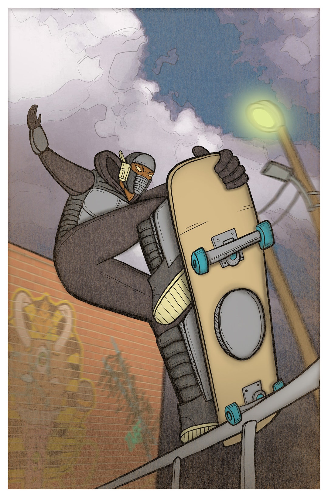 Obsidian Comic Book Poster - Etsy