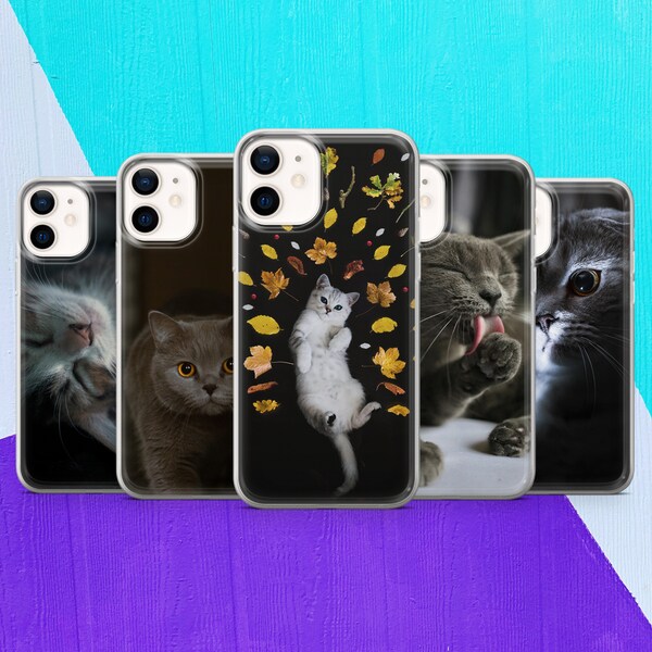 Cat iPhone Case - Etsy