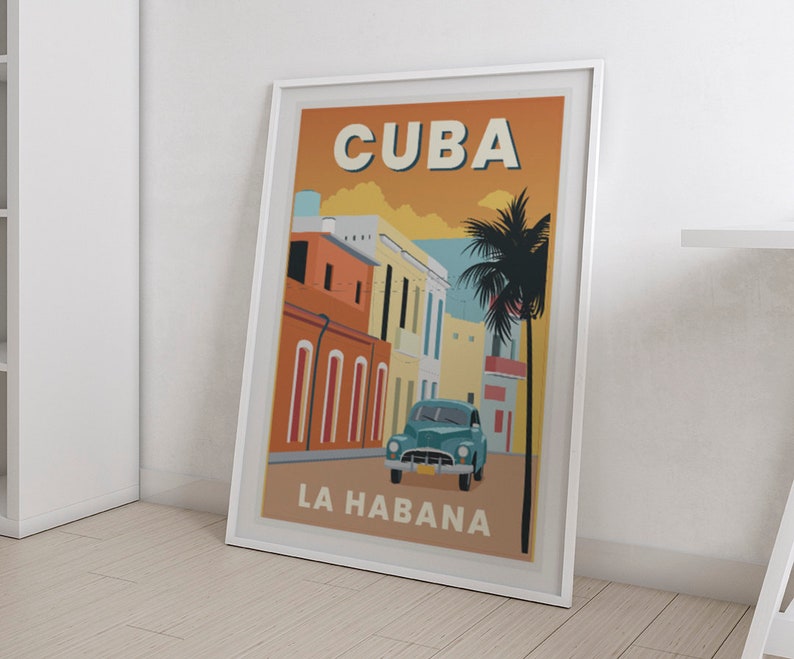 Cuba Poster Digital Download Poster Travel Poster - Etsy