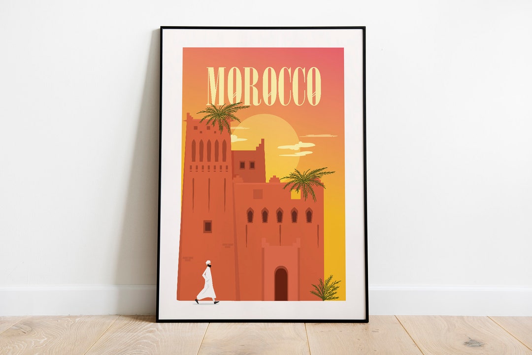Morocco Poster - Digital Download Poster - Travel Poster - Fashion Wall ...