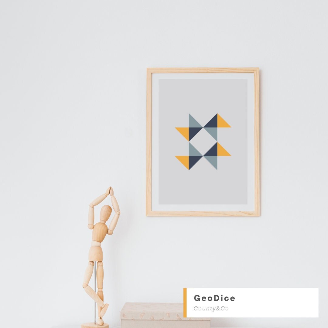 Geometric Modern Print (digital Download) - Etsy