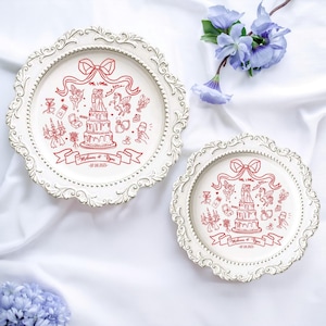 Customized Wedding Plates, Personalized Wedding Tableware Gifts ...