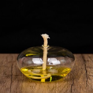 Oil Lantern, Transparent Glass Oil Lamp, Glass Oil Lamp, Kerosene Lamp ...