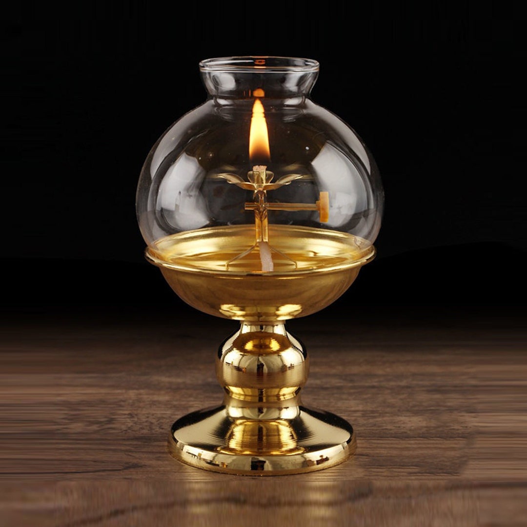 Vintage Oil Lamp, Antique Oil Lamps, Transparent Oil Lamps, Buddhist ...