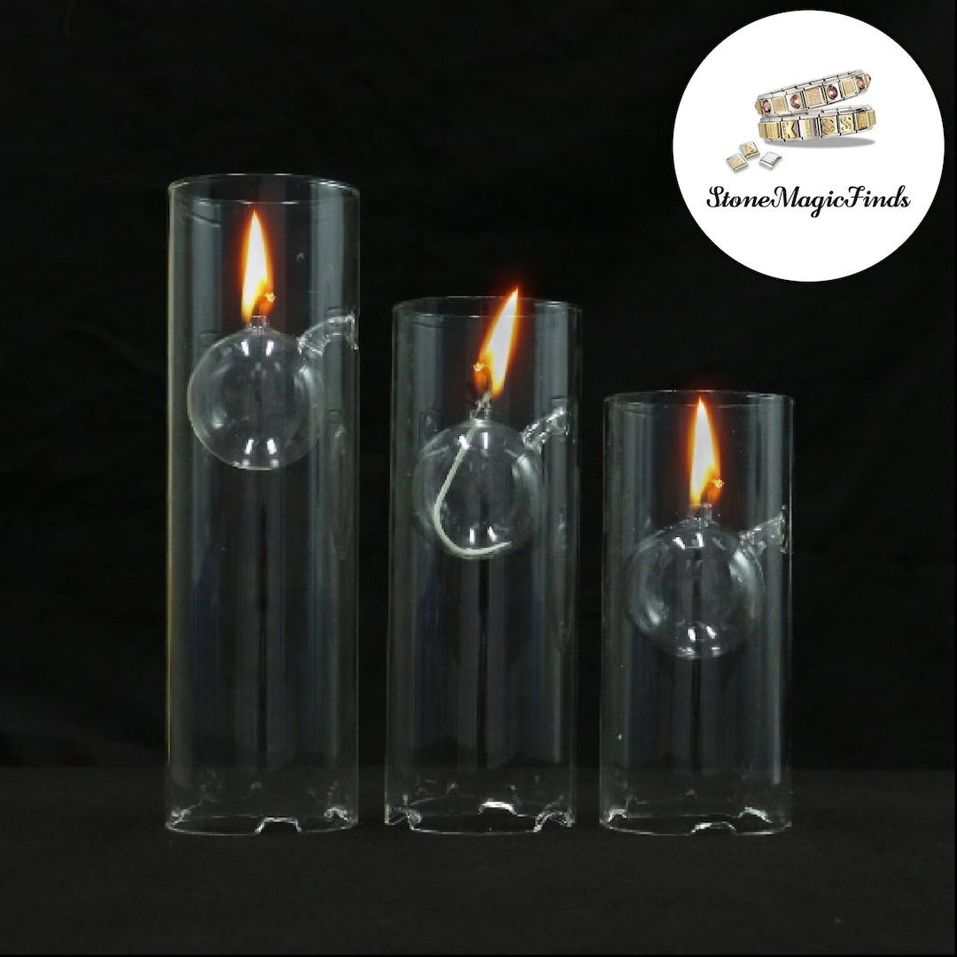 Glass Oil Lamp, Transparent Glass Oil Lamp, Kerosene Lamp, Home Oil ...
