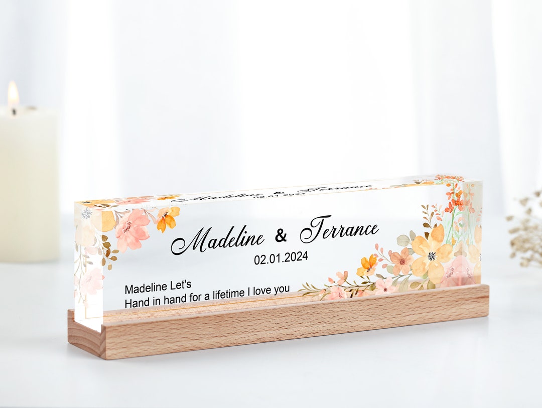 Personalized Desk Name Plate Plaque, Desk Plaque, Personalized Office ...