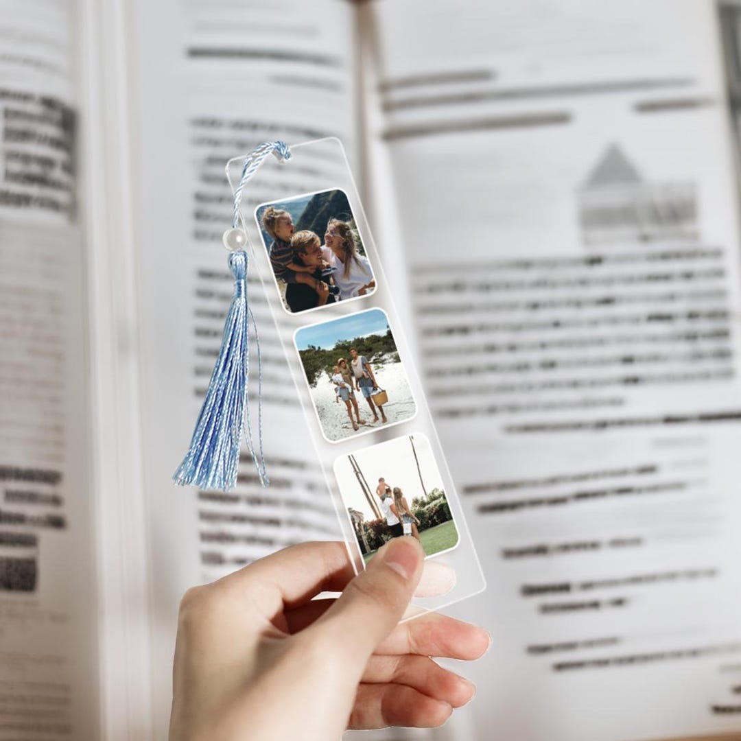 Personalized Bookmark,custom Photo Acrylic Bookmark,photo Bookmark ...