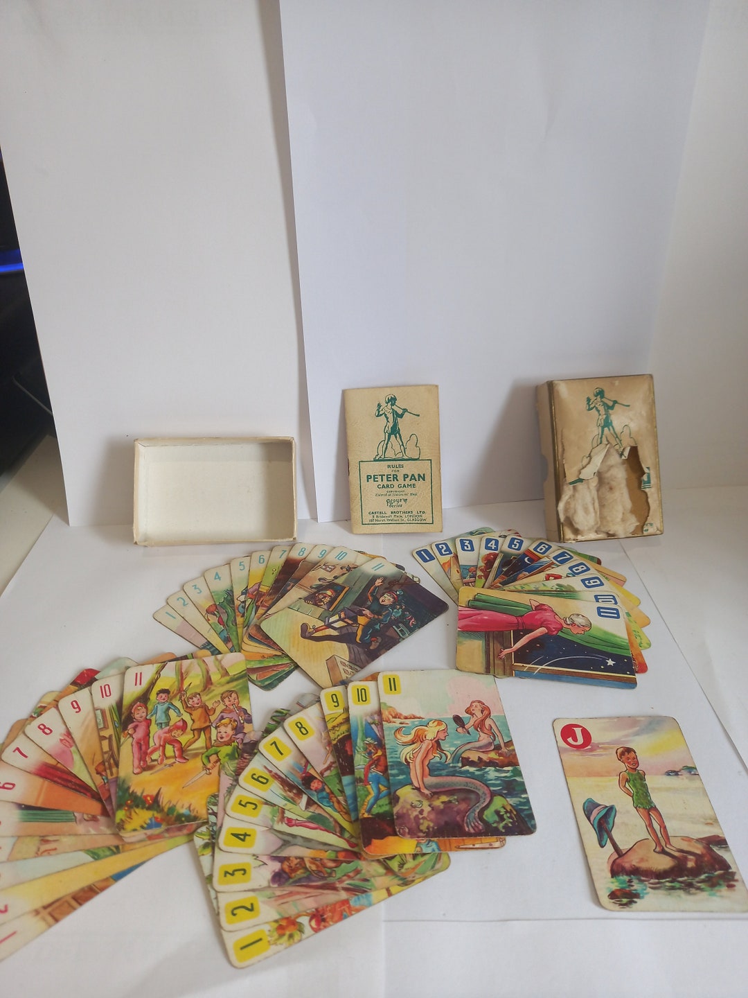Vintage Peterpan Card Game - Etsy