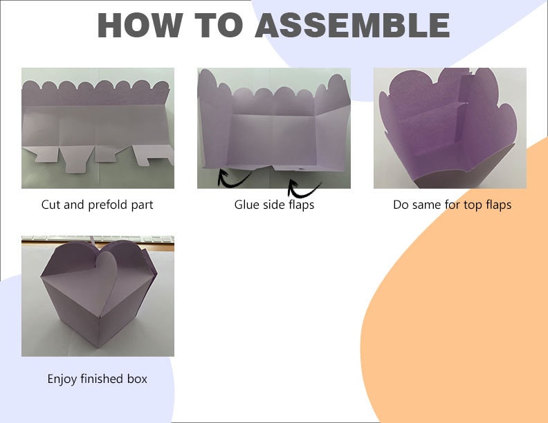 Twist Top Gift Box Template, SVG DXF PDF Png Formats, Futuristic Box ...