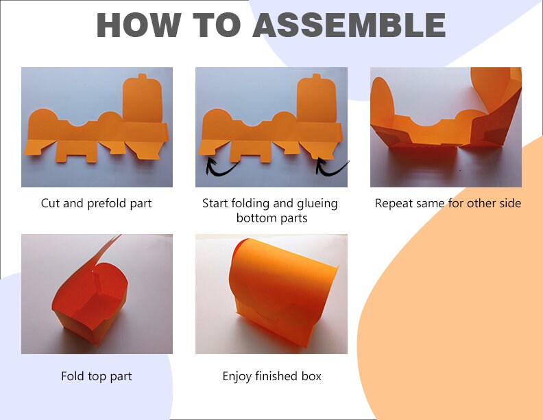 Chest Box Template, SVG DXF PDF Png Formats, Candy Chest Box, Chest Box ...