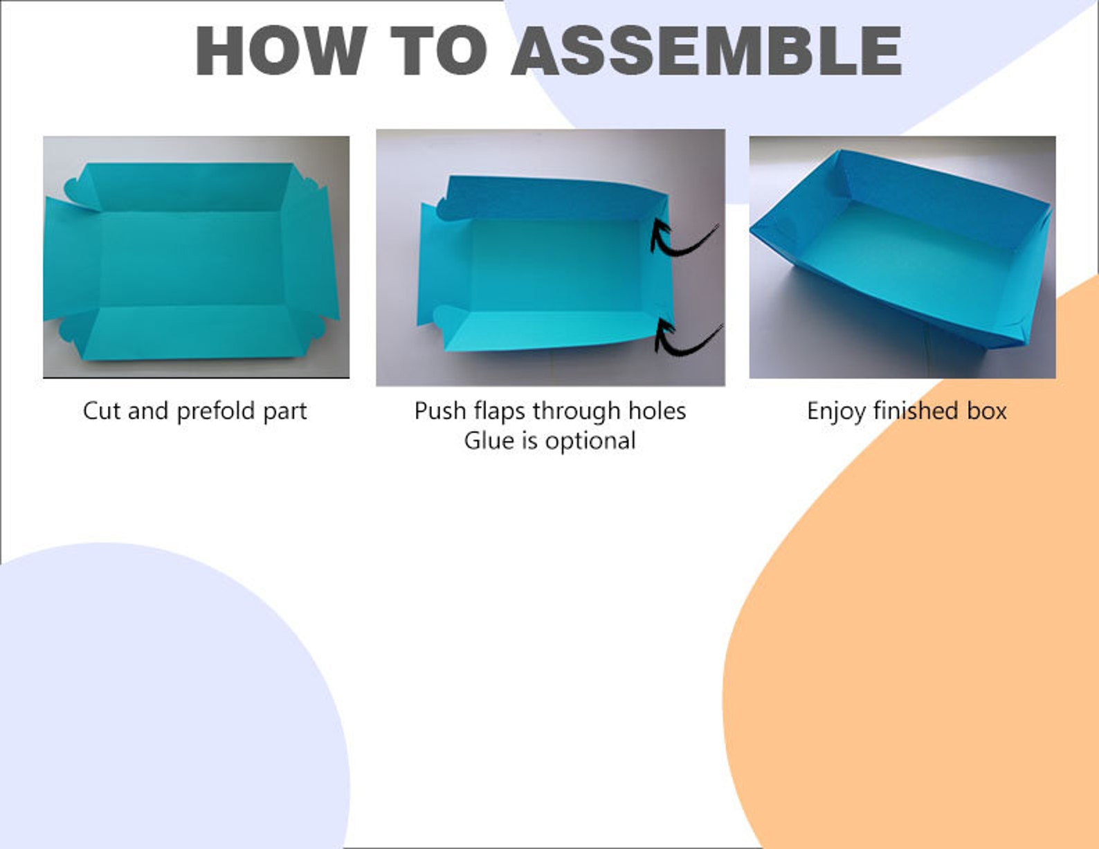 Food Tray Box Template, SVG DXF PDF Png Formats, Food Tray Box, Paper ...