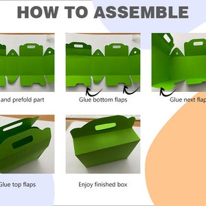 Happy Meal Box Template, SVG DXF PDF Png Formats, Happy Meal Paper ...