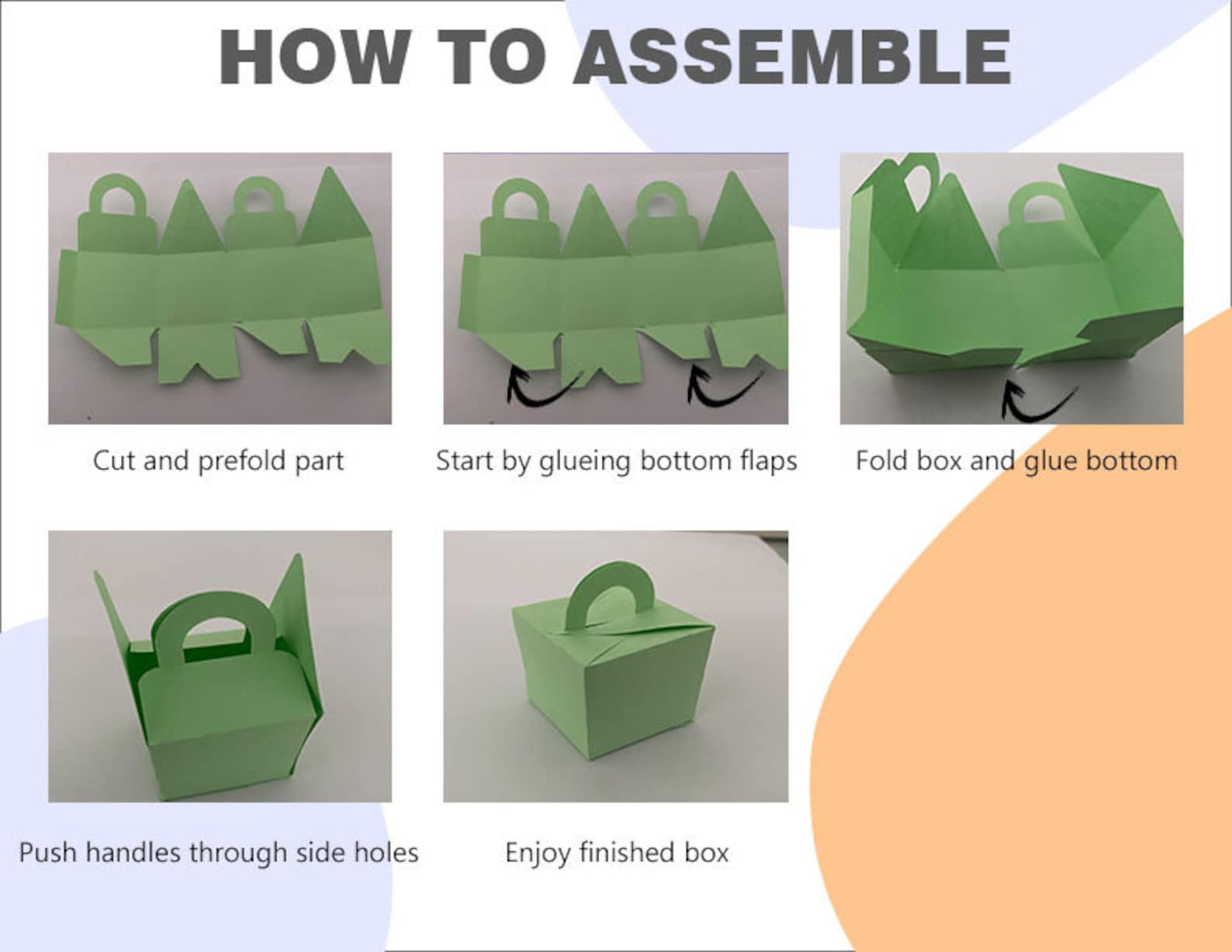 Cube Triangle Top Box Template, SVG DXF PDF Png Formats, Triangle Paper ...