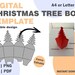 Christmas Tree Box SVG DXF PDF Png Formats, Christmas Tree Box, Paper ...