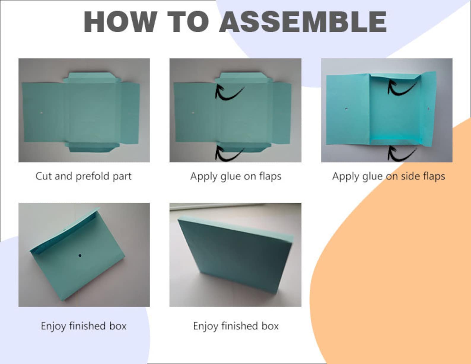 Folder Box Template, SVG DXF PDF Png Formats, Folder Box, Post Box ...