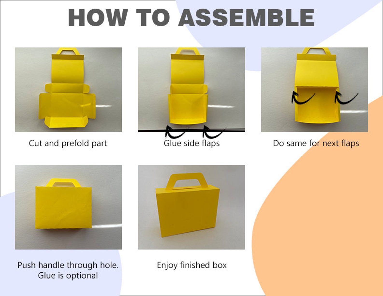 Briefcase Box Cutting Template, SVG DXF PDF Png Formats, Gift Box ...