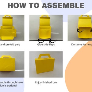 Briefcase Box Cutting Template, SVG DXF PDF Png Formats, Gift Box ...