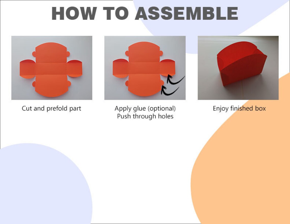 Donut Box Template, SVG DXF PDF Png Formats, Donuts Box, Food Packaging ...