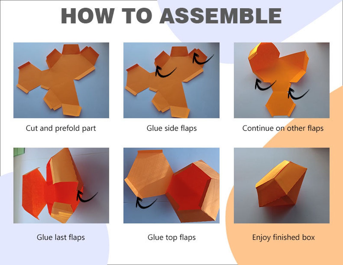 Diamond Box Template, SVG DXF PDF Png Formats, Diamond Box, Diamond ...