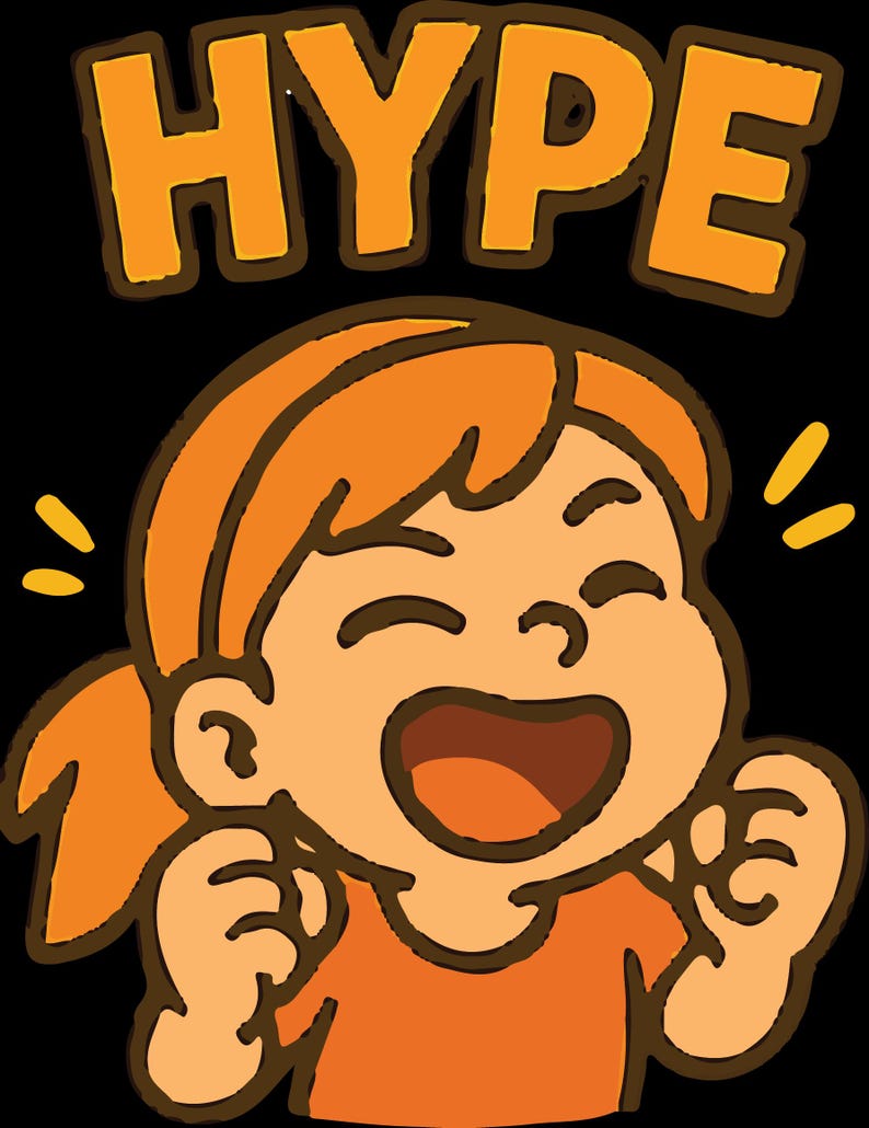 5 HYPE Emotes! Bear, Man, Women, Frog, Unicorn - Etsy
