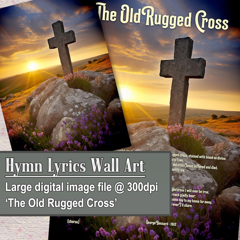 Old Rugged Cross - Etsy