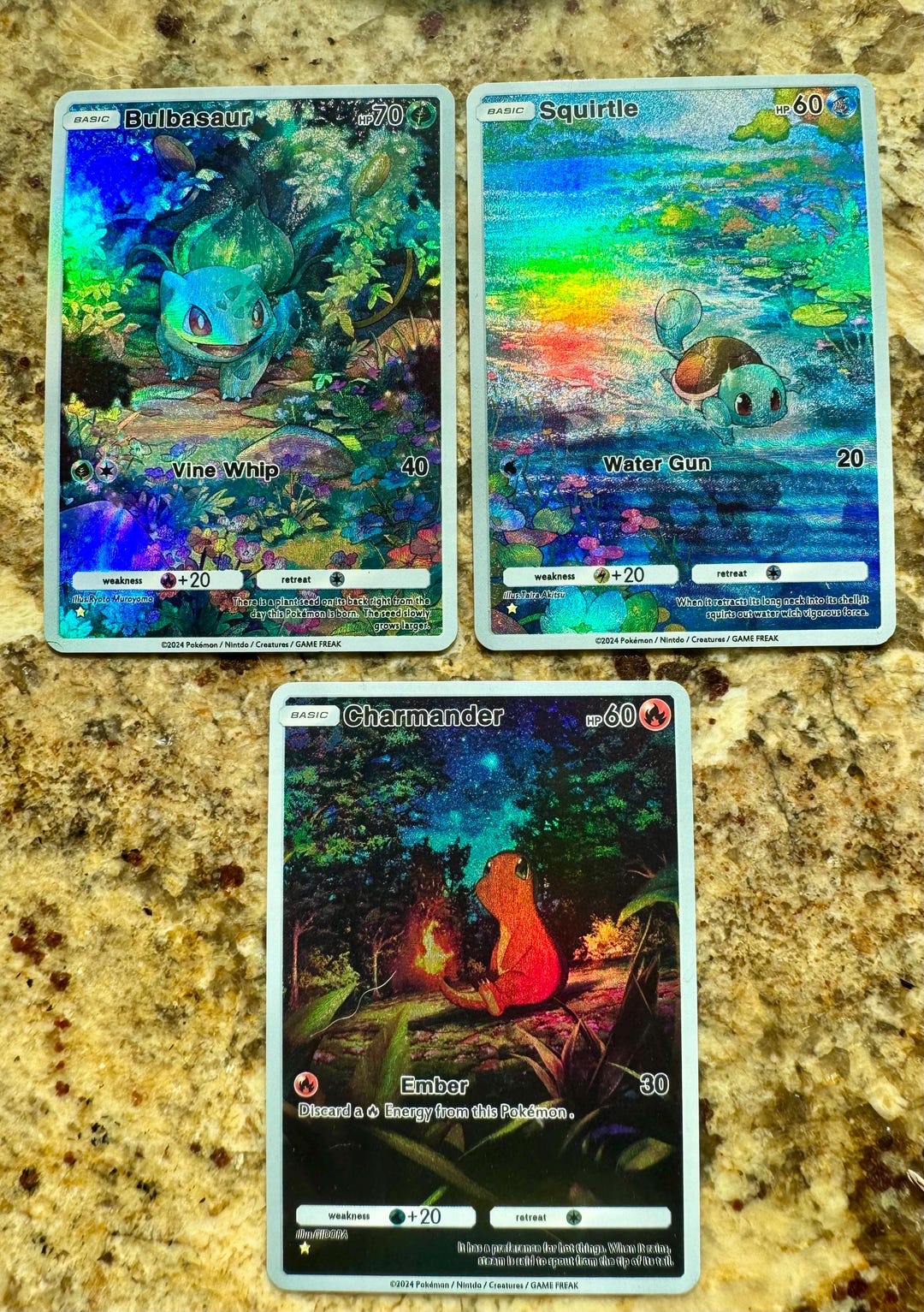 Pokemon TCG Pocket (TCGP) Custom Physical Card, Charmander, Squirtle ...