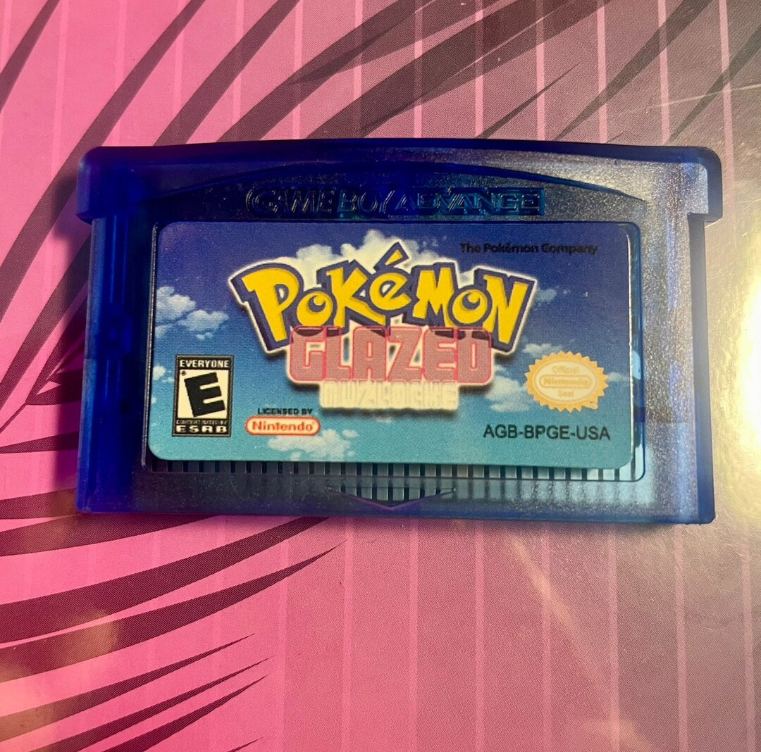 Pokémon Glazed RARE Gameboy Advance GBA - Etsy
