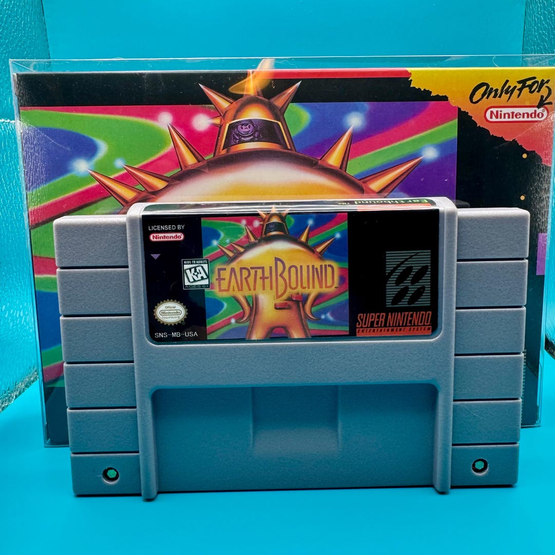 Earthbound: SNES Super Nintendo RPG Game Cartridge W/ Box - Etsy