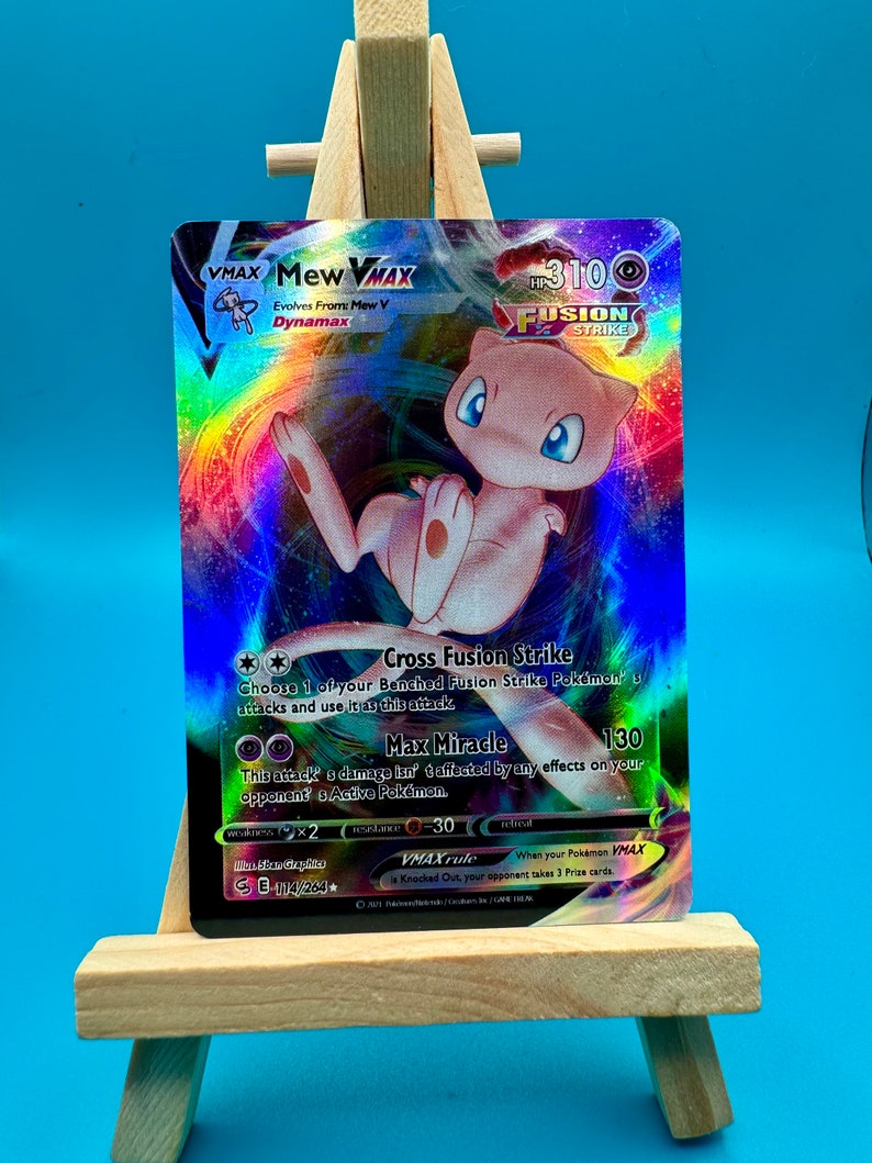 Charizard Vmax Mew Vmax Bundle 2 Rare Holographic Pokemon Cards Newr ...