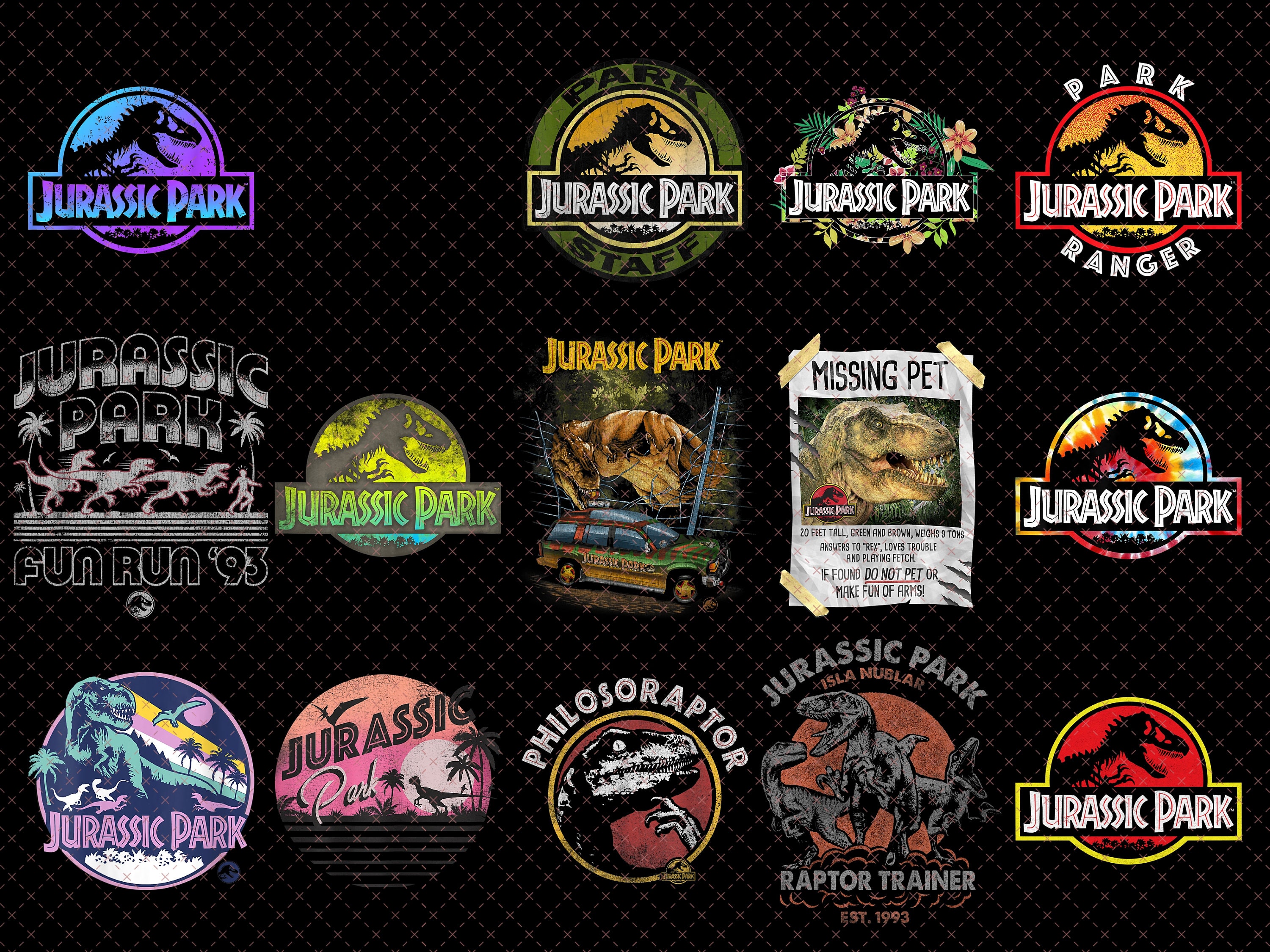 Jurassic Park PNG Bundle, Jurassic World, Dinosaur T Rex Png ...
