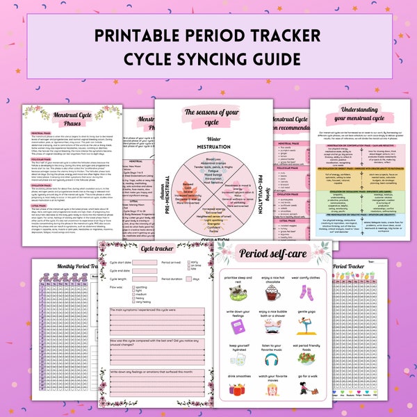 Cycle Syncing Printables - Etsy