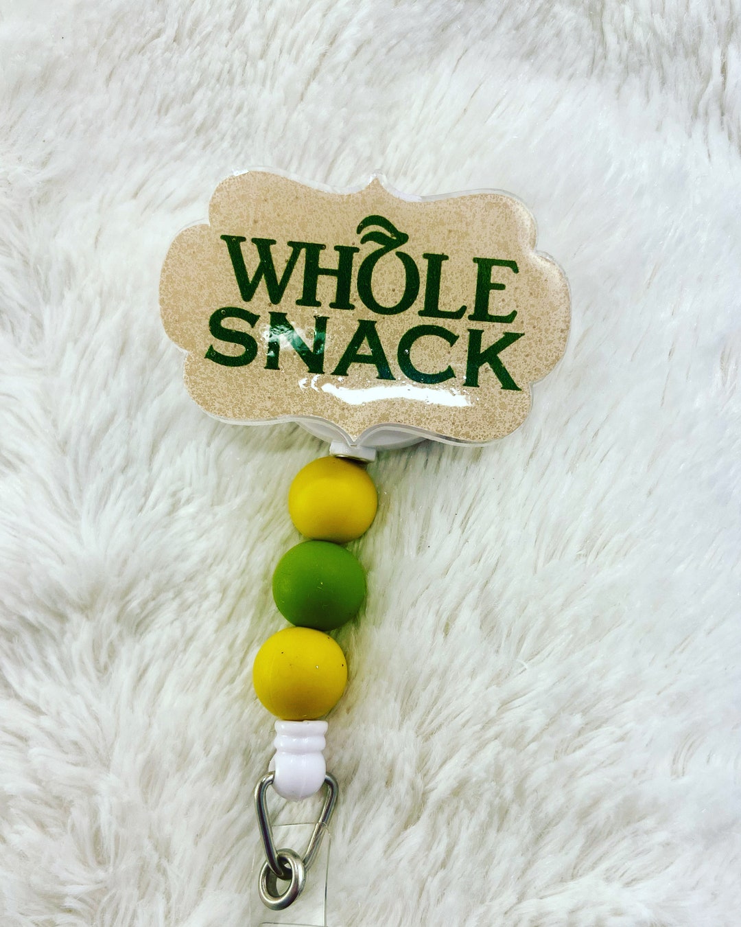 Whole Foods Whole Snack Badge Reel - Etsy