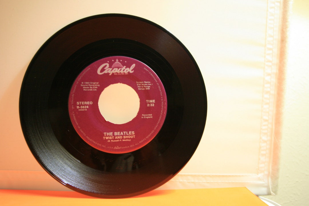 The Beatles 45 Rpm Vinyl Record Twist and Shout/there's A Place ...