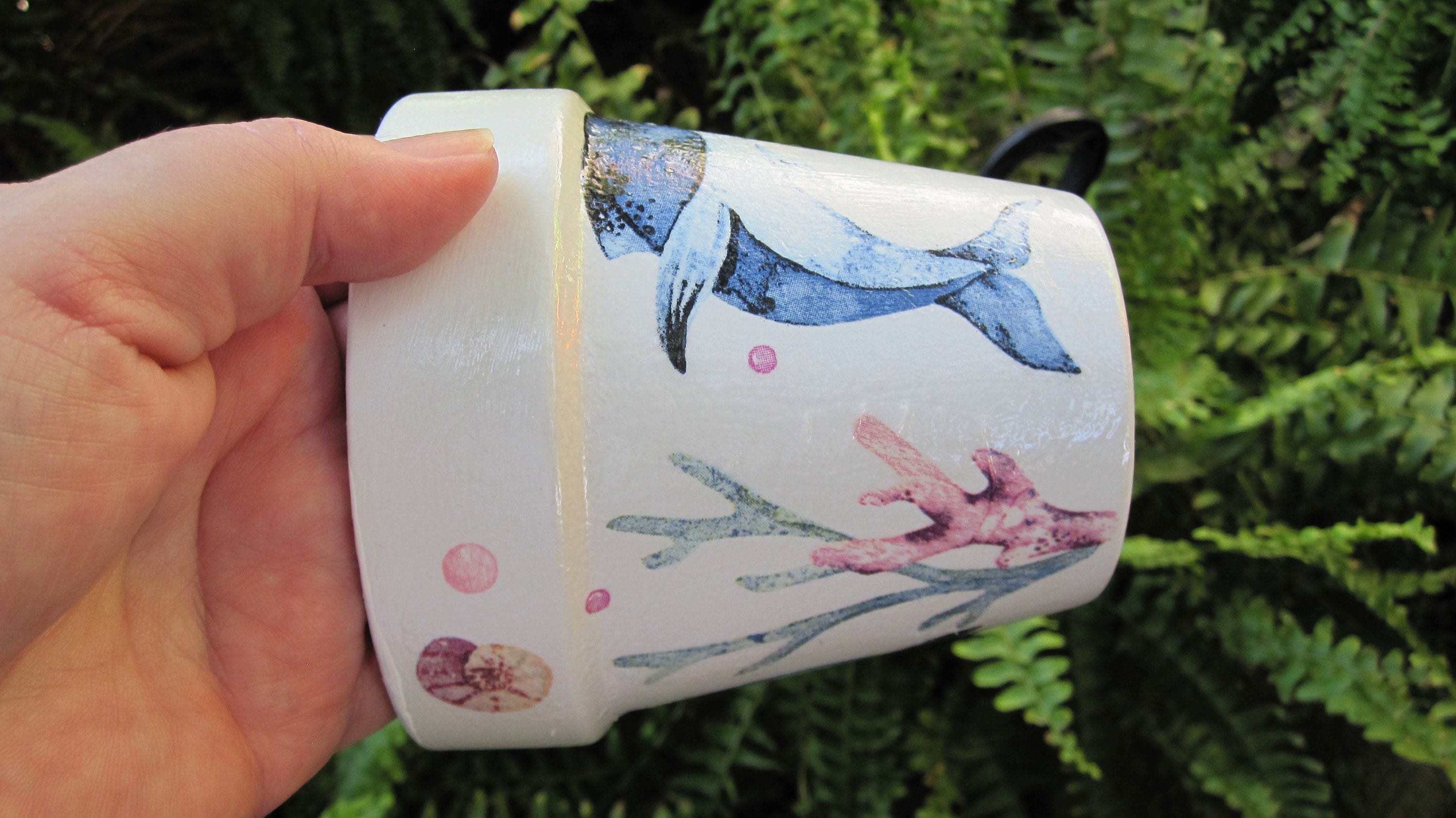Playing Dolphins, Dolphin Planter, Dolphin Flowerpots, Ocean Home Decor ...