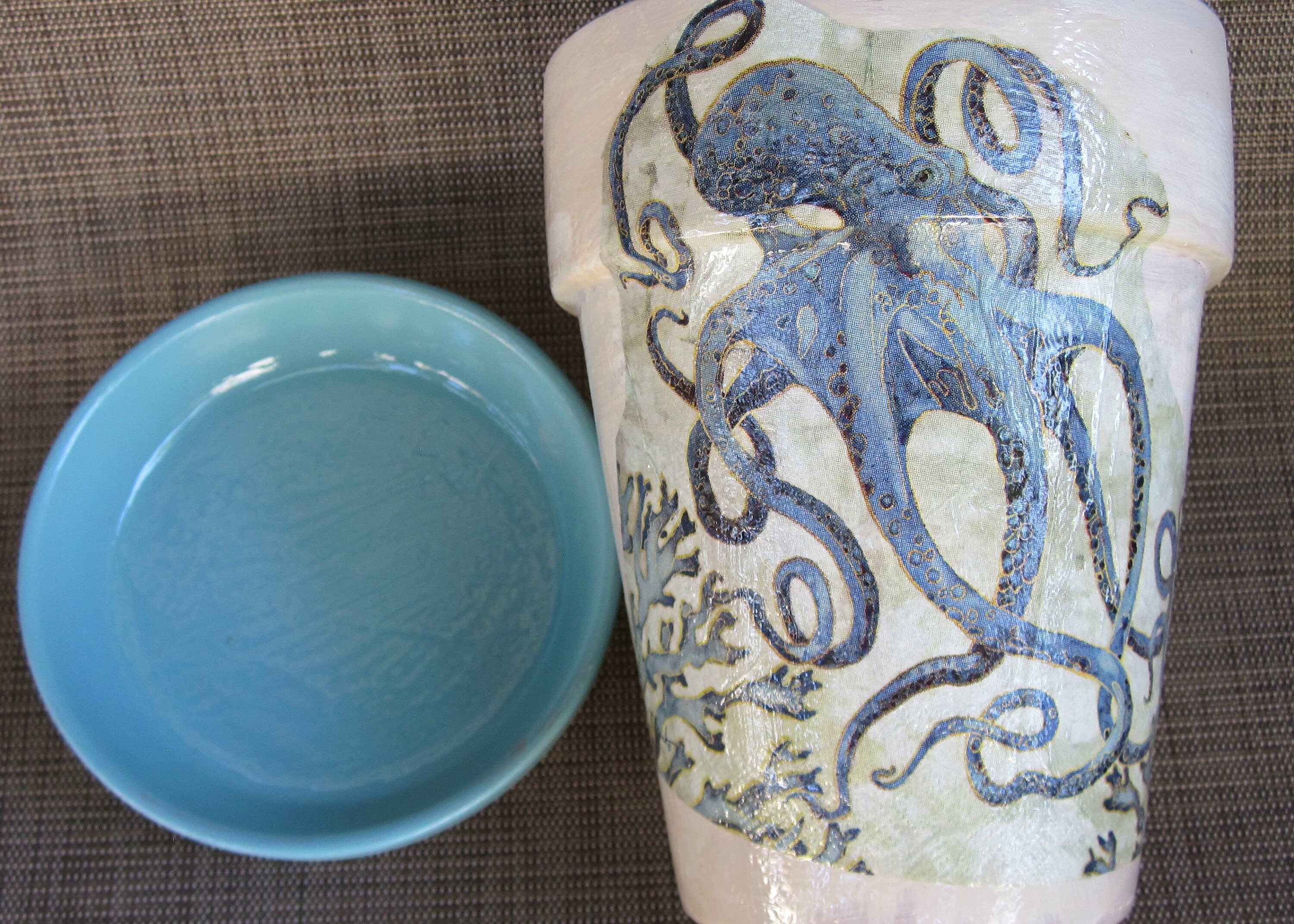 20,000 Leagues Under the Sea, Beautiful Octopus Terracotta Planter ...