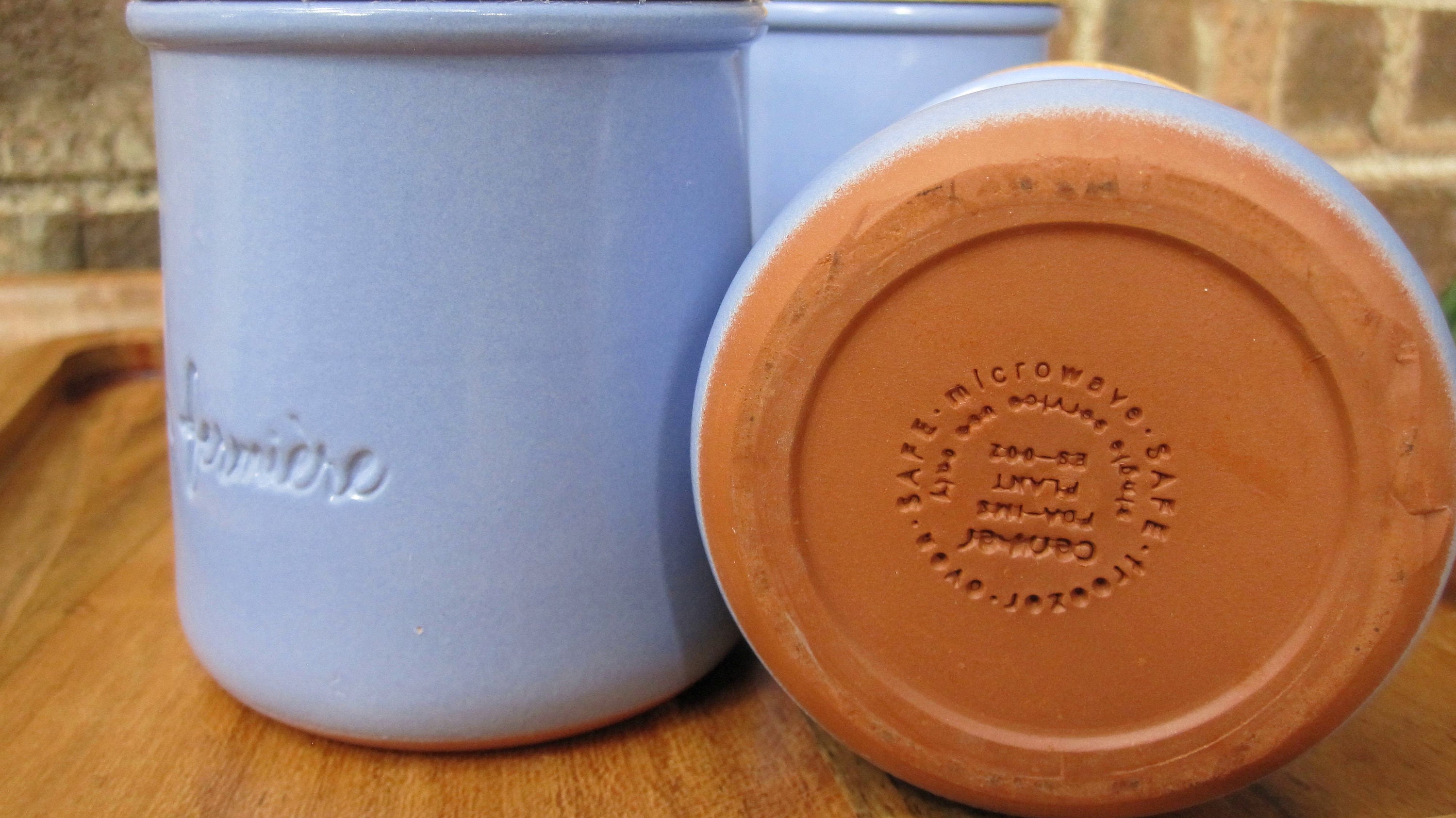 La Fermiere Yogurt Jars-set of 4 5.6 Oz. Eco-friendly Upcycled Catch ...