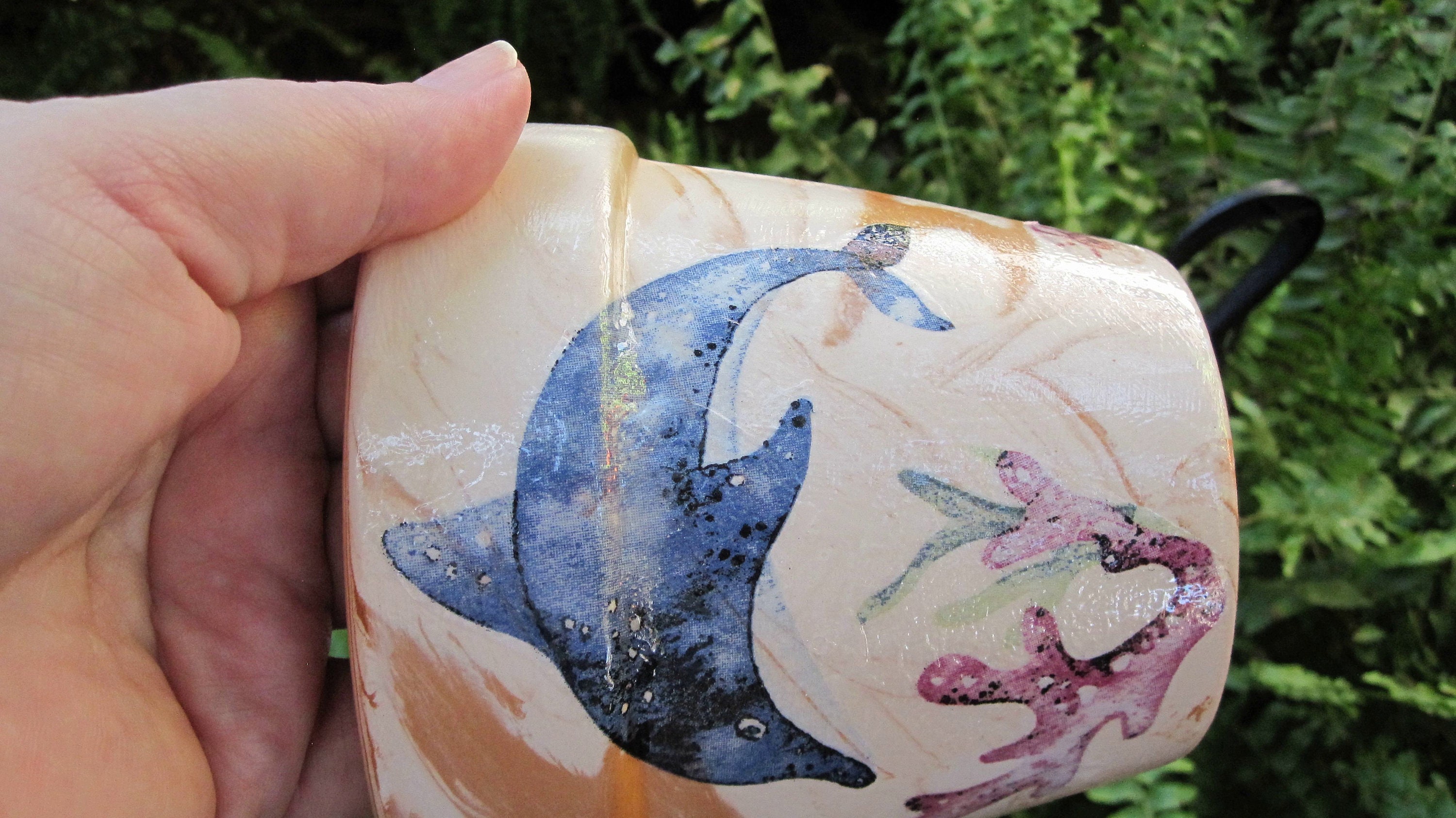 Playing Dolphins, Dolphin Planter, Dolphin Flowerpots, Ocean Home Decor ...