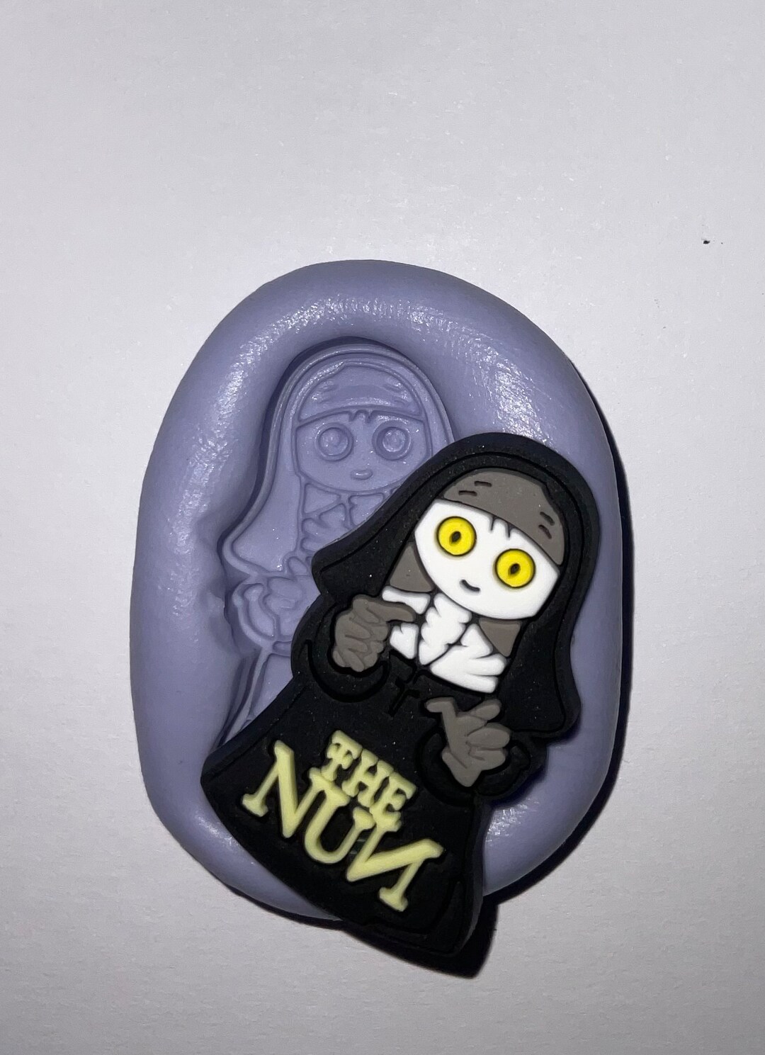 Halloween Nun Silicone Mould Mold Cupcake Topper Crafts Baking - Etsy