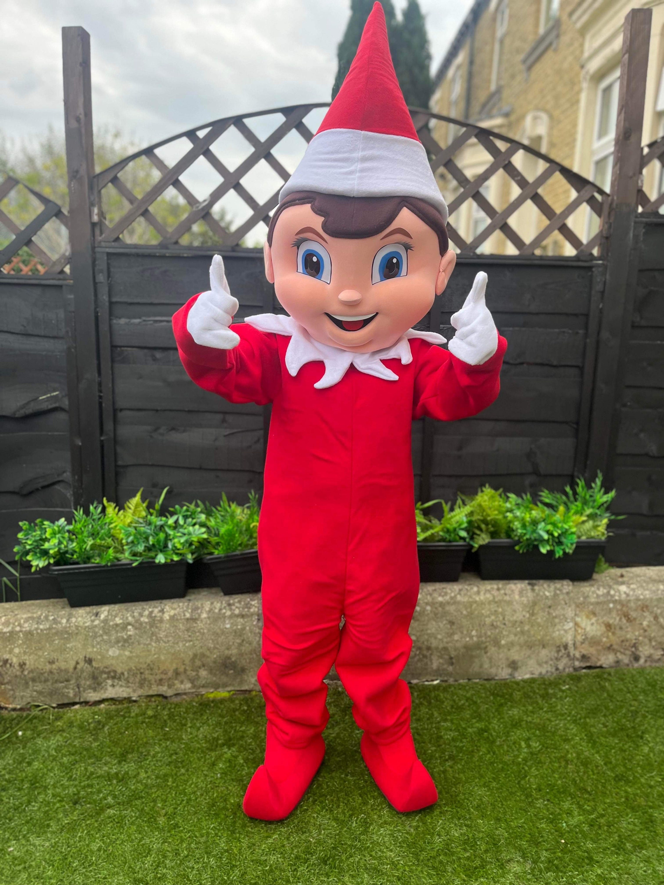 Full Size Elf Mascot Costume - Etsy UK