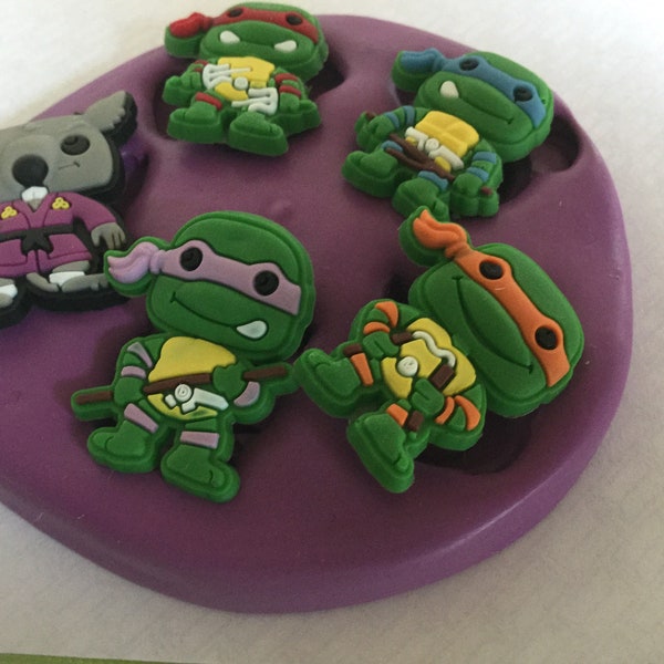 Ninja Turtle Chocolate Mold - Etsy