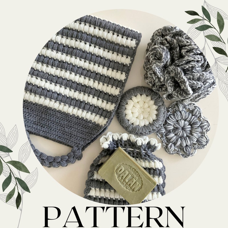 Crochet Bathroom Set - Etsy