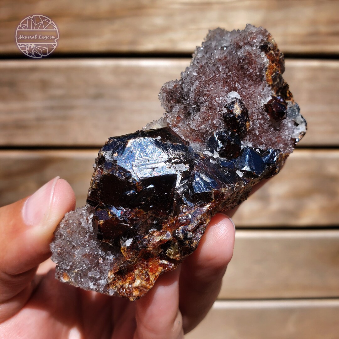 Raw Red Sphalerite Cluster Natural Crystal Rough Mineral - Etsy